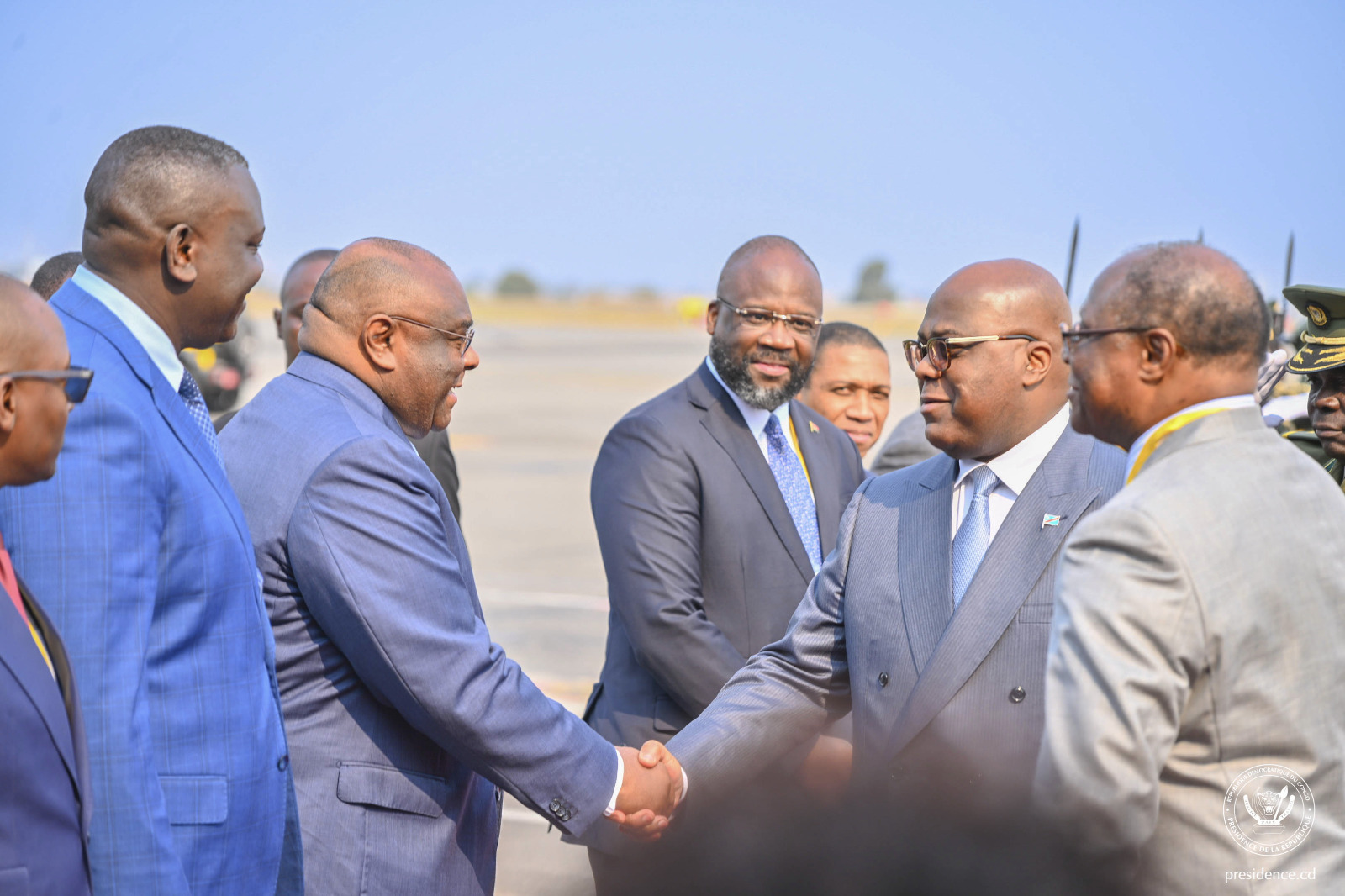 43ÈME SOMMET DE LA SADC : LE PRÉSIDENT FÉLIX TSHISEKEDI VIENT D'ARRIVER A LUANDA - Présidence RDC